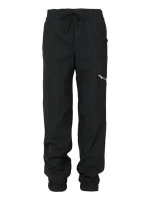 SEMICOUTURE Semicouture Black Drawstring Sweatpants With Zipped Pockets