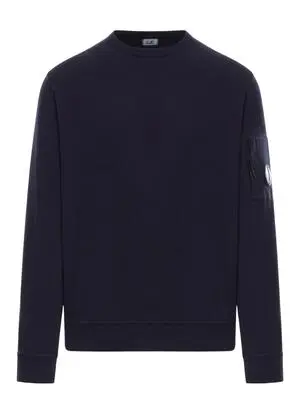 C.P. COMPANY Crew Neck Sweater - Total Eclipse