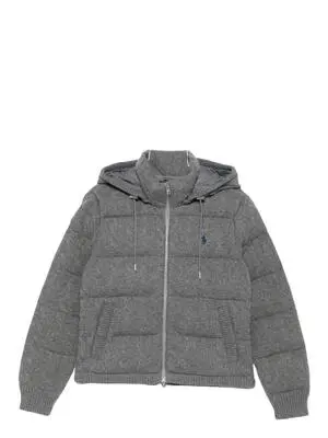 Polo Ralph Lauren Quilted Hooded Jacket - Grey