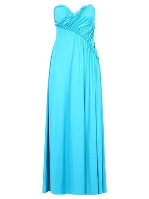 ANIYE BY Strapless Ruffled Gown - Blue