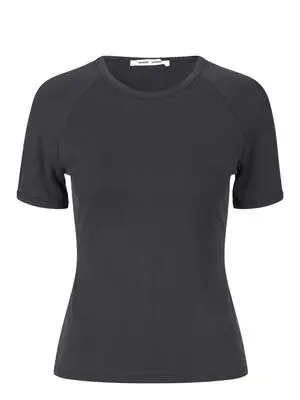SAMSOE SAMSOE Short Sleeve Round Neck T-shirt - Black