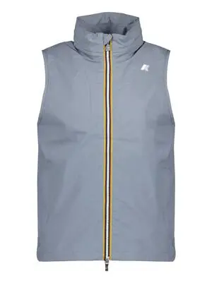 K-WAY Valen Sleeveless Jacket With Zip-up Closure - Gray