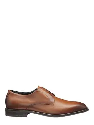 Hugo Boss Round Toe Derby - Brown