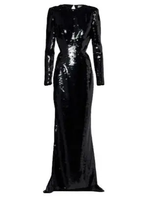 Stella McCartney Sequined Gown - Black
