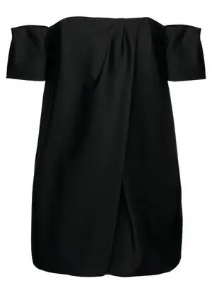 Magda Butrym Strapless Gathered Dress - Black