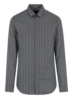 Armani Exchange Long-sleeved Shirt - Black