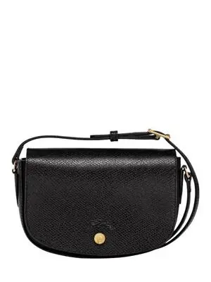 Longchamp S Épure Logo-debossed Crossbody Bag - Black