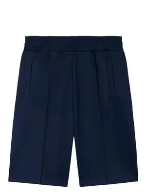 Palm Angels Curved Logo Track Shorts - Black