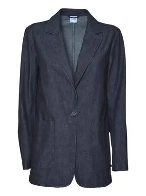 Aspesi Single-breasted Denim Blazer - Black