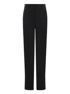 Tagliatore Pleated Tailored Trousers - Black