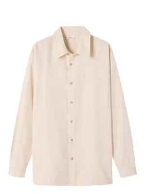 American Vintage Lycaz Cotton Shirt - Nude
