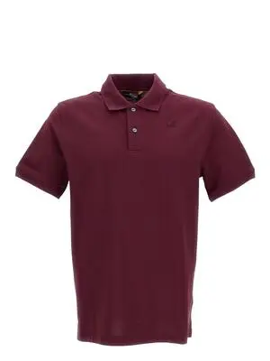 K-WAY Amedee Stretch Pique Polo Shirt - Red
