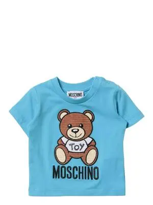Moschino Detail Short Sleeve T-shirt - Blue