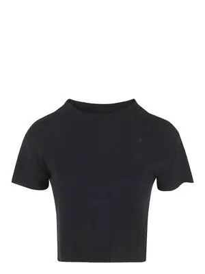 THOM KROM Crew Neck Short Sleeve T-shirt - Black