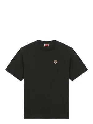 Kenzo Kenzo Lucky Tiger Embroidered Crewneck T-Shirt Black