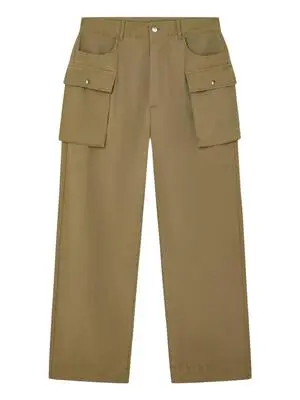 Gimaguas Cargo Pants With Belt Loops - Khaki