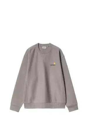 Carhartt Work In Progress American Script Sweatshirt - Gray