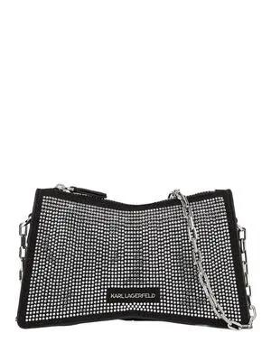KARL LAGERFELD Karl Lagerfeld K/Seven Element Crossbody Bag With Diamond Embellishment