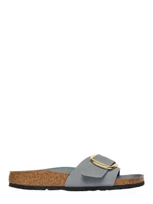 BIRKENSTOCK Big Buckle Slide Sandals - Gray