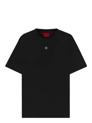 Hugo Boss Logo Patch Crewneck T-shirt - Black