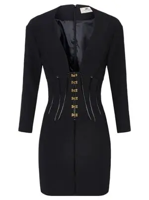 ELISABETTA FRANCHI Elisabetta Franchi Corset Detail Mini Dress