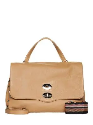 ZANELLATO Flip Shoulder Bag - Nude