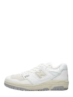 NEW BALANCE 550 Paneled Leather Sneakers - White