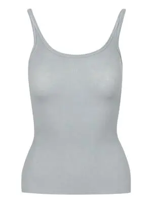 MSGM MSGM Ribbed Logo Tank Top