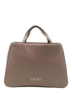 Liu Jo Tote Bag With Logo Detail - Brown