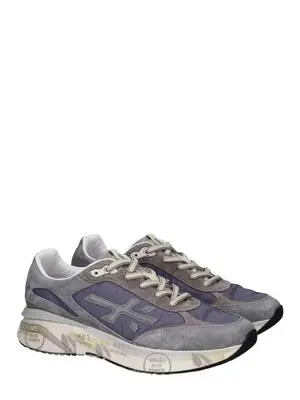 Premiata Lace-up Low-top Sneakers - Gray