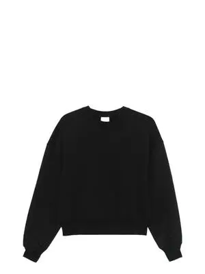 Calvin Klein Cotton Crewneck Sweatshirt - Black