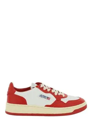 AUTRY Low Top Lace-up Sneakers - Red