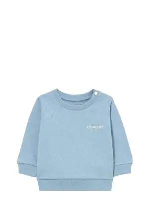Off-White Scribble Sweatshirt - Gray-blue