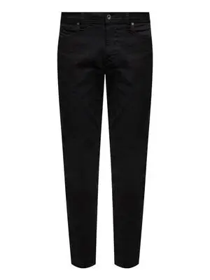 DIESEL® Larkee Beex Tapered Leg Jeans - Black