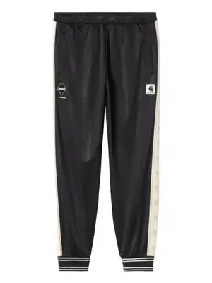 Carhartt Work In Progress Logo Stripe Track Pants - Black