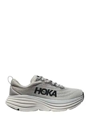 Hoka One One Bondi 8 Lace-up Sneakers - Gray