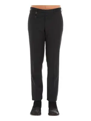 Incotex Straight Leg Trousers - Black