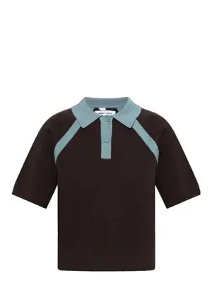 Samsøe Samsøe Contrast Polo Top - No