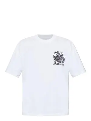 ALLSAINTS Panhead Skull Graphic T-shirt - White
