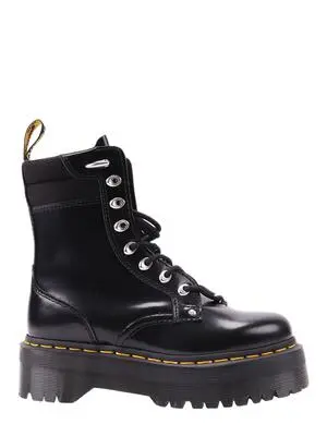 Dr. Martens Jadon Platform Lace-up Boots - Black