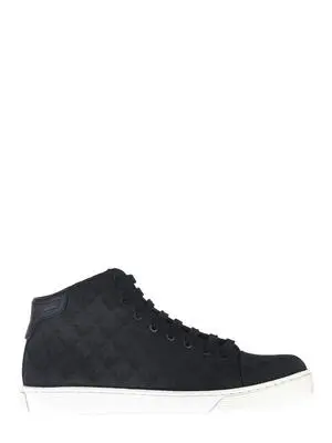Emporio Armani Logo Lace Up Sneakers - Black