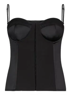 LIU JO Liu Jo Bustier Top With Adjustable Straps And Front Clasp