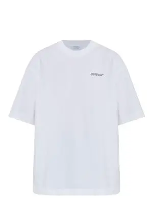 Off-White Half Arrow Skate Logo T-shirt - White