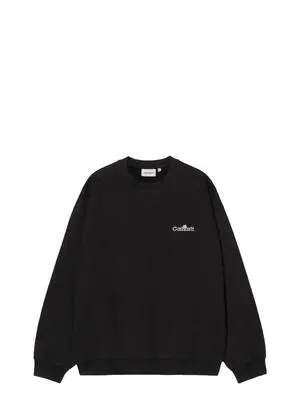 Carhartt Work In Progress Embroidered Logo Sweatshirt - Black