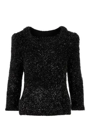 Alberta Ferretti Round Neck Sweater - Black