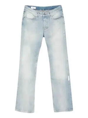 Off-White Straight Leg Jeans - White