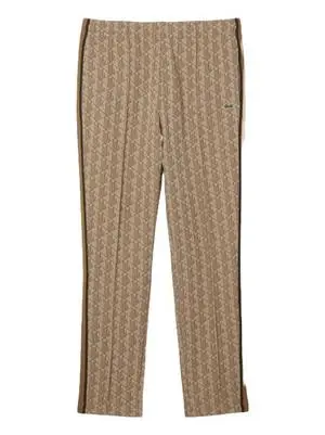 Lacoste Paris Monogram Sweatpants - Beige/brown