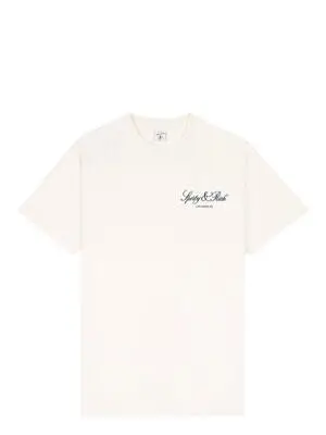 SPORTY  RICH Short-sleeved T-shirt - Ecru