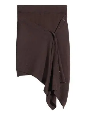 LEMAIRE Buttoned Midi Skirt - Black