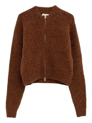 Paloma Wool Zipped Cardigan - Brown